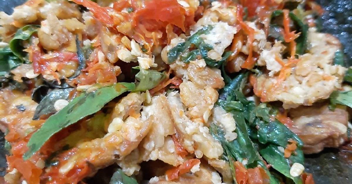 629 resep tempe penyet kemangi pedas enak dan mudah - Cookpad