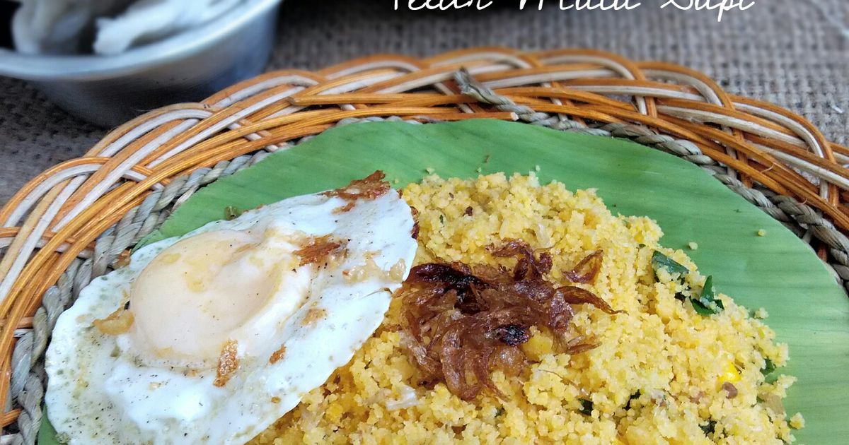 Resep Sego Ampok Goreng (Nasi Jagung Goreng) oleh Rachma Esty Utami ...