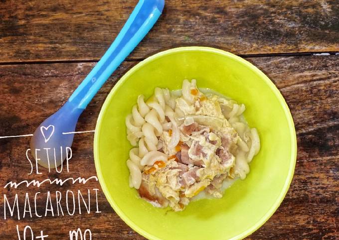 Resep Setup macaroni (MPasi 10+ mo) oleh Andita Adelia - Cookpad