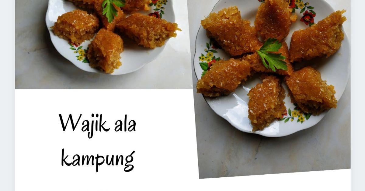 Resep Wajik Ala Kampung oleh asyiah - Cookpad