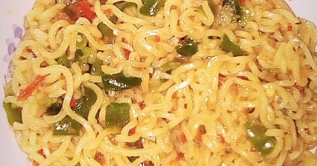 Dry Indomie With Egg Recipe By Husnerh Omar Dodoo