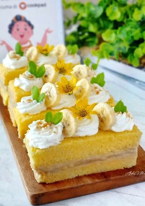 Resep Kolak Pisang Cake (Kukus) oleh Vey Alodia's Kitchen - Cookpad