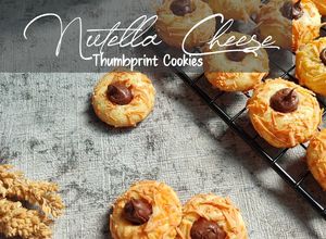 Resep nutella thumbprint nutella cookies rumahan enak dan mudah - Cookpad