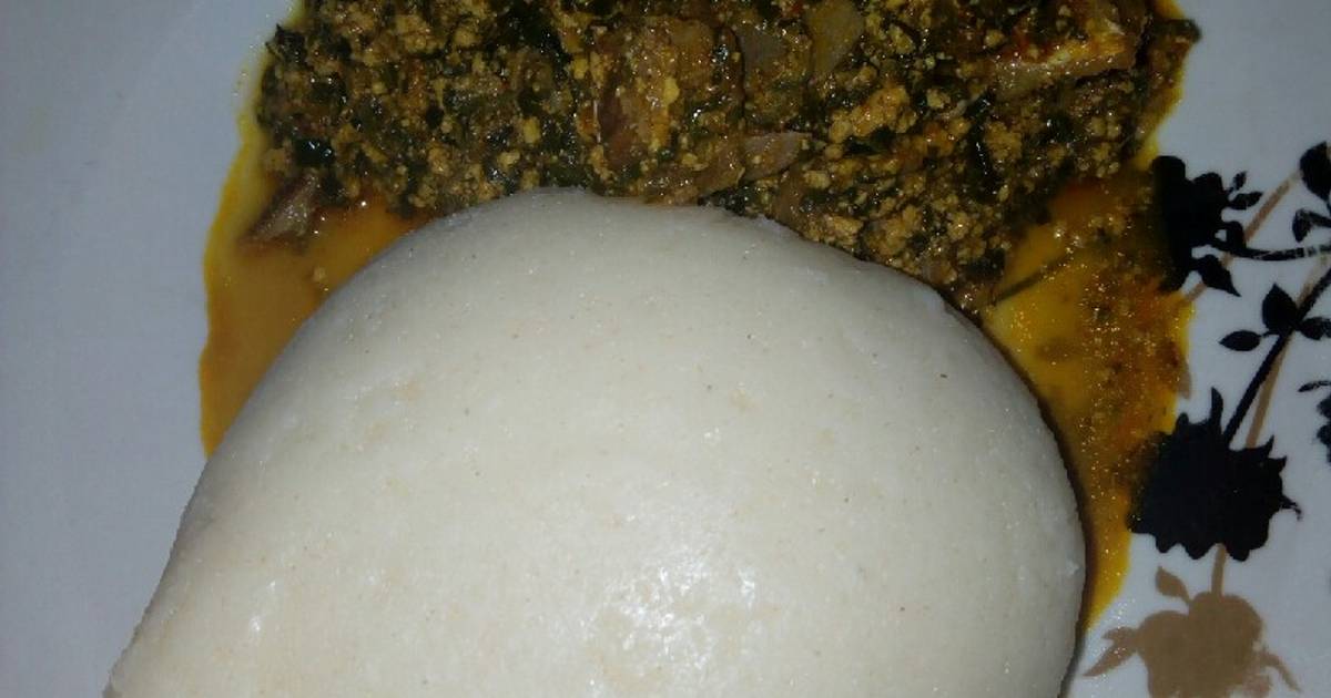 Egusi soup with semo Recipe by Glory Adebayo - Cookpad