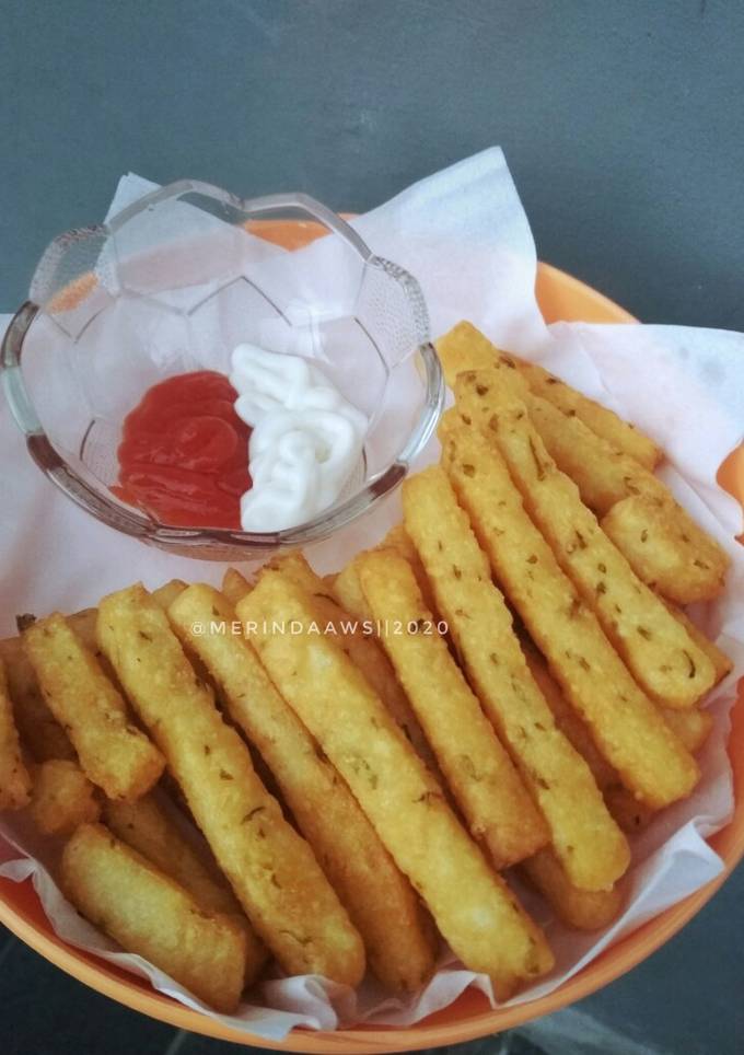Resep Potato Cheese Stick oleh Merinda WS - Cookpad