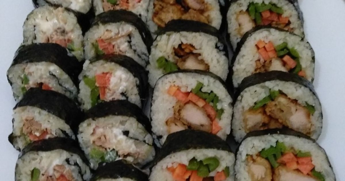 Resep Sushi Roll Ala Rumahan (Norimaki Sushi) oleh Ade Aminah/14262953 ...