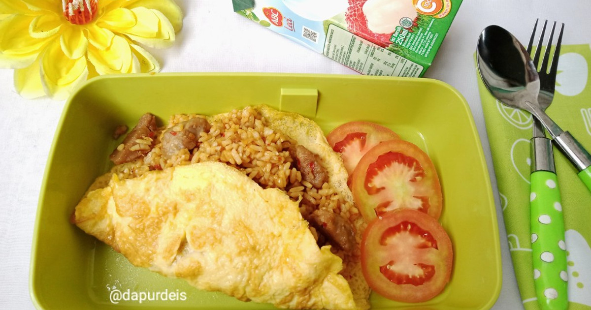 Resep Nasi Goreng Bakso Selimut oleh Deis Daraswati - Cookpad