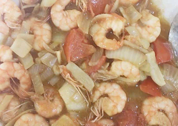 Resep Udang saus kecap inggris oleh Edel - Cookpad