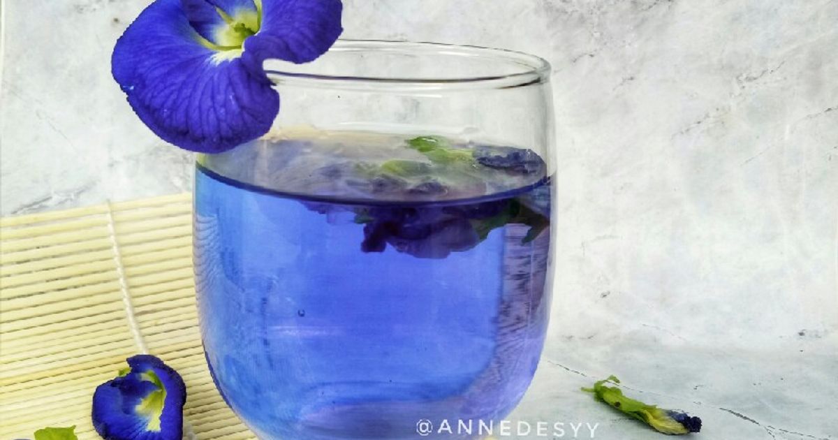 Resep Teh Bunga Telang oleh Anne Desy - Cookpad