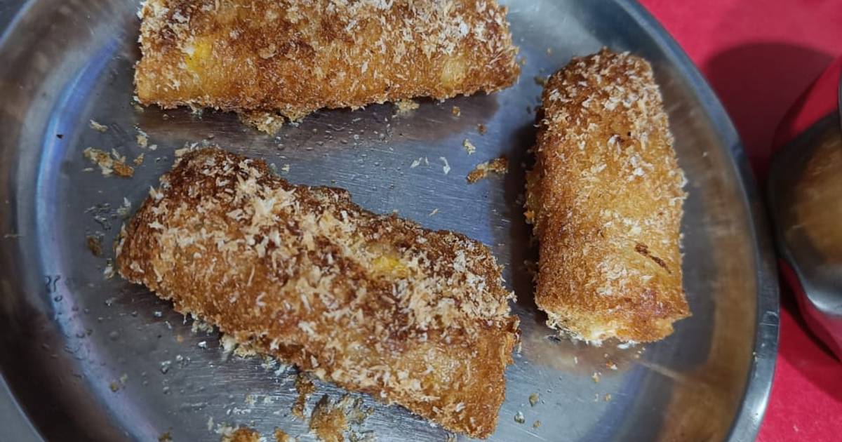 Chees sweet corn rolls Recipe by Sonika Pandey - Cookpad