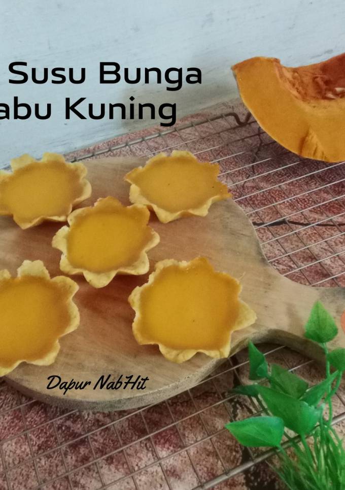 Resep Pie Susu Bunga Labu Kuning oleh Dapur NabHit - Cookpad