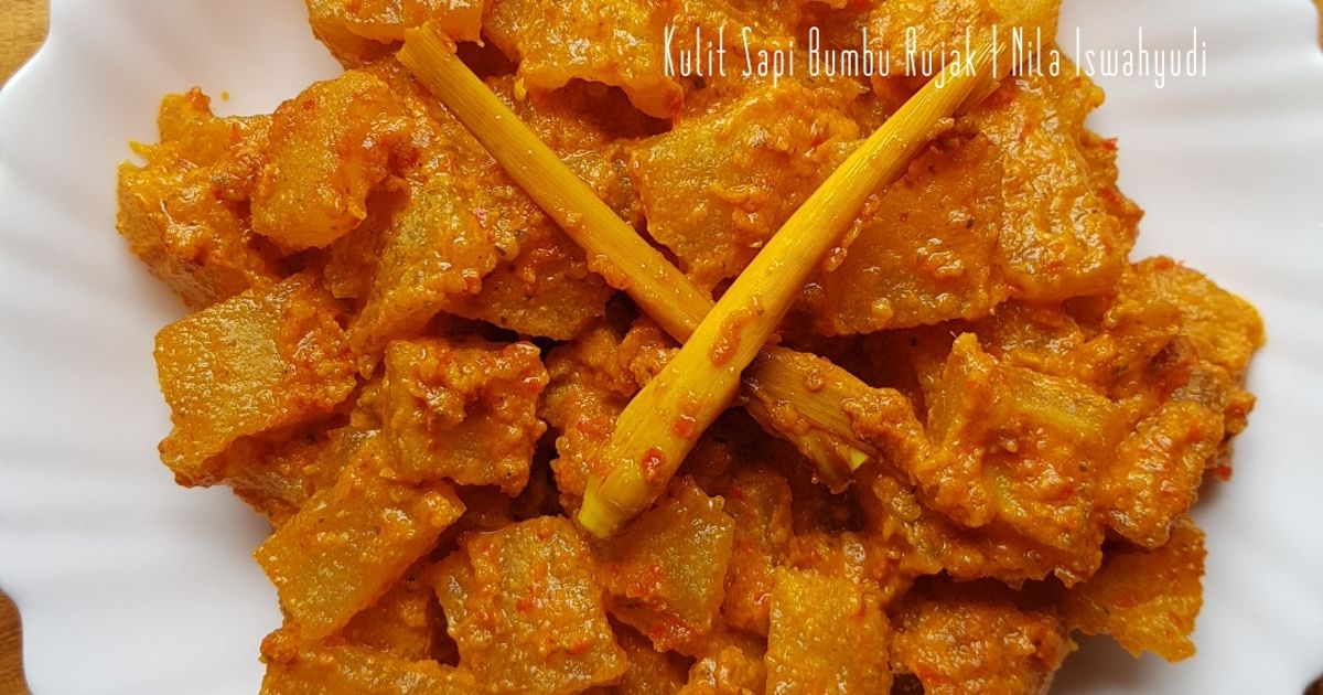 Resep Kulit Sapi / Cecek Bumbu Rujak oleh Nila Iswahyudi - Cookpad