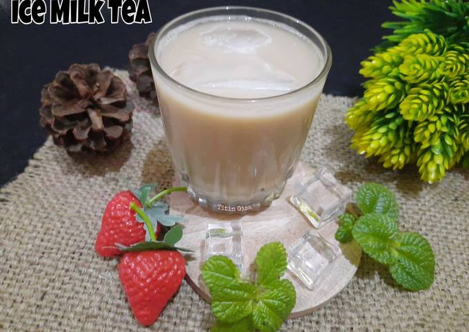 Resep Ice Milk Tea oleh Titin Gisa - Cookpad