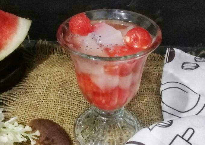 Resep Es Semangka Merah Putih oleh farida Sulthan 🇮🇩 (IG. Malika02782 ...