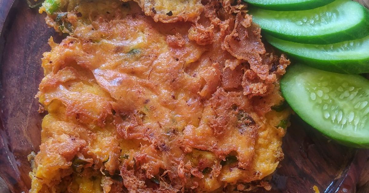Resep Telur Dadar Gimbal oleh dapur ade - Cookpad