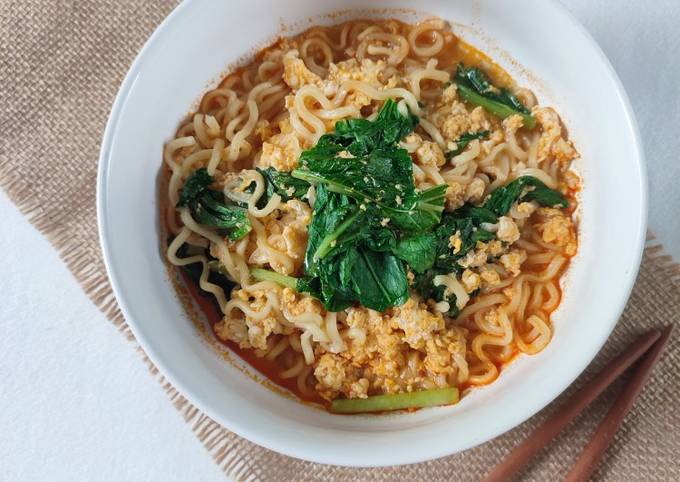Resep Korean Spicy Soup by Mie Sedap oleh Ratih Kusuma - Cookpad