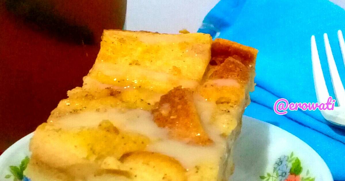 Resep Puding Panggang Roti Tawar oleh Erowati - Cookpad