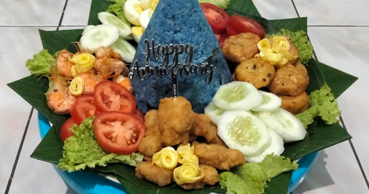 Resep Tumpeng Nasi Liwet Telang oleh Rohani Tanjung - Cookpad