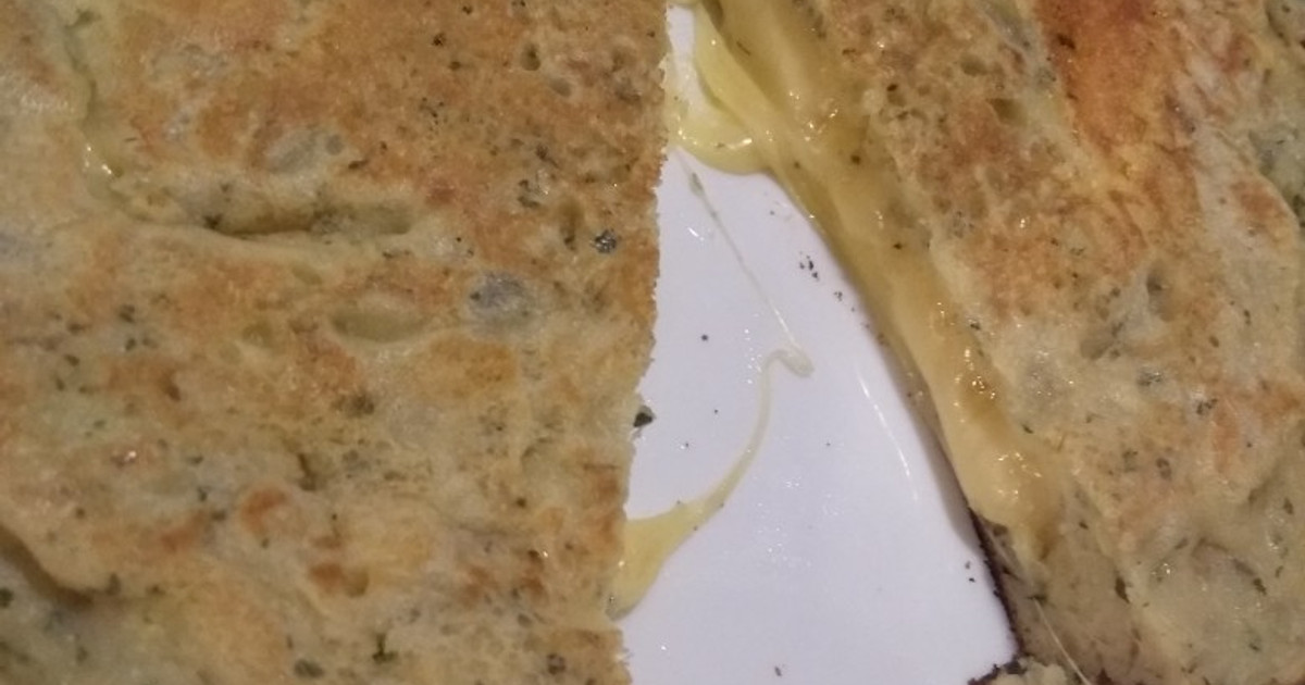Pancake Salado Relleno Receta de Bárbara Nuñez- Cookpad