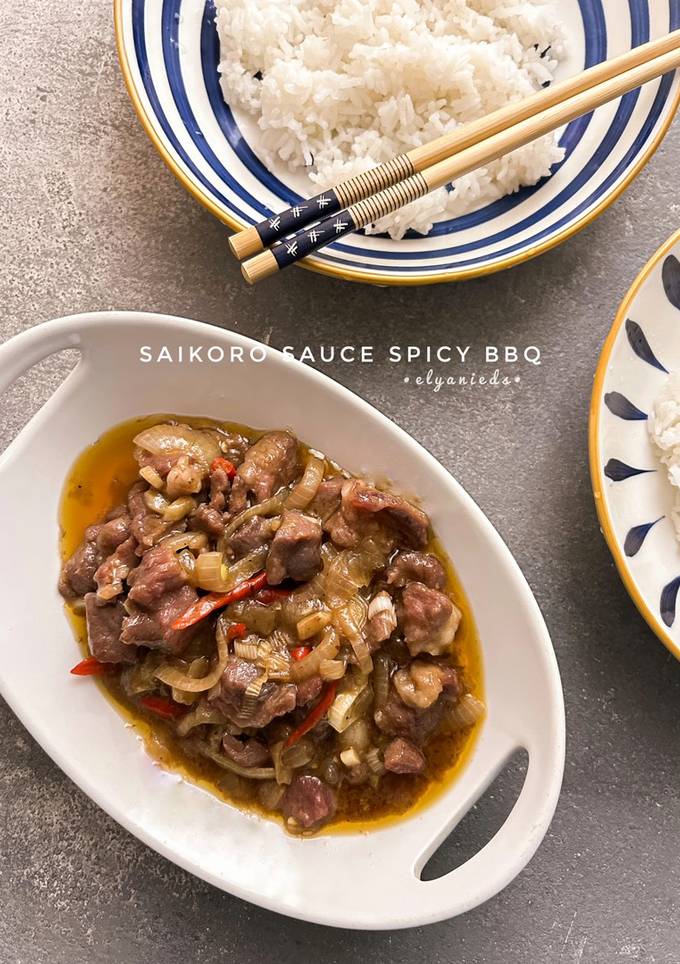 Resep Saikoro saos bbq / spicy bbq oleh elyanied - Cookpad