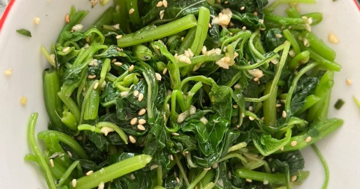 Resep Korean spinach side dish (sigeumchi namul) oleh Amelia - Cookpad