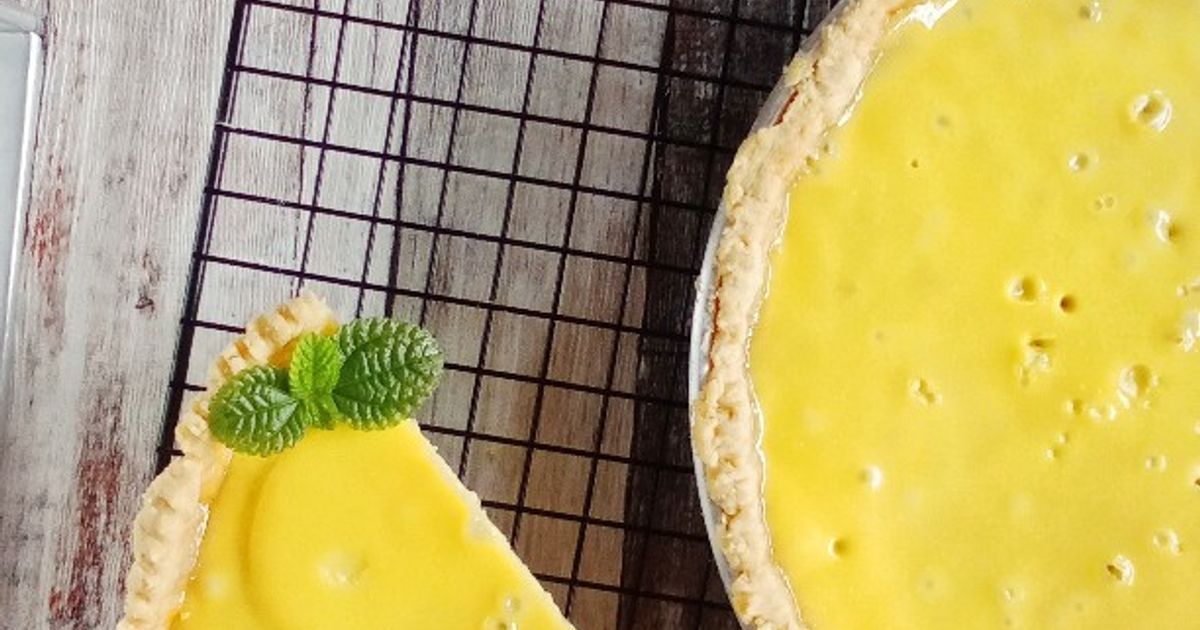 Resep kue egg tart teflon rumahan enak dan mudah - Cookpad