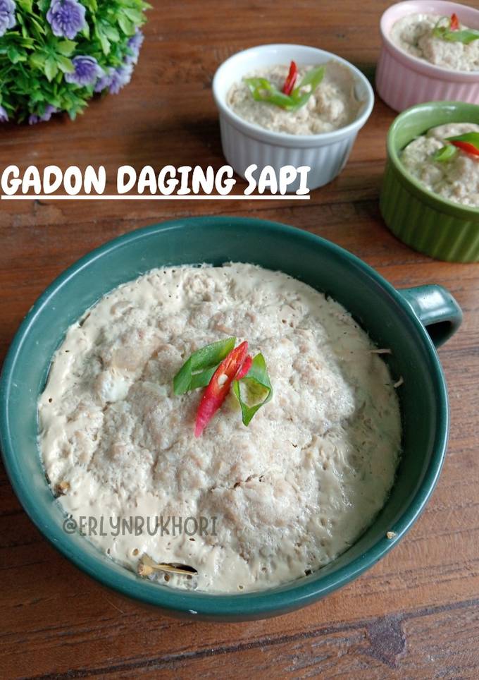 Resep Gadon Daging Sapi (Booster BB si kecil) oleh Erlyn Bukhori - Cookpad