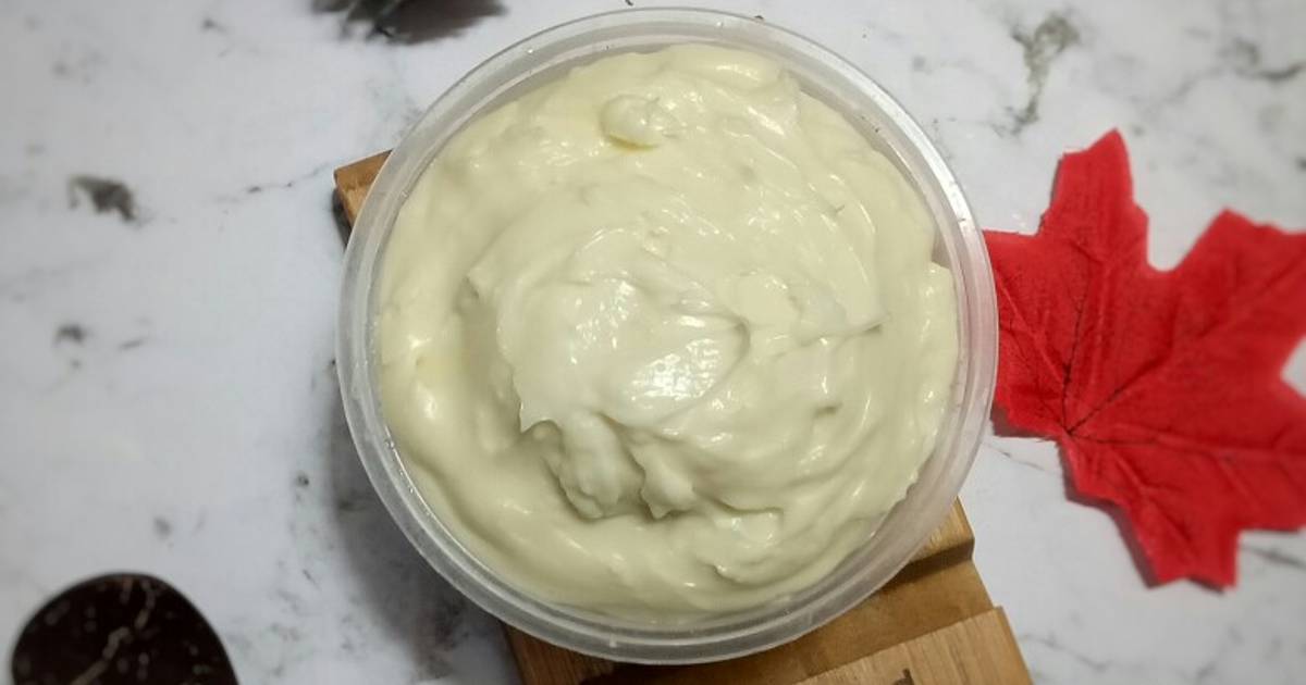 Resep 104.Cream cheese homemade oleh Selvia oktaviani - Cookpad