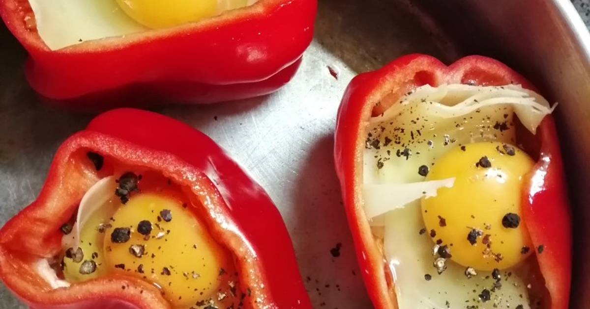 Morrones relleno al horno - 3.012 recetas caseras- Cookpad