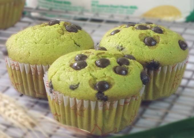 Resep Chocolate Pandan Muffin oleh Sahabat Kuliner Interflour - Cookpad