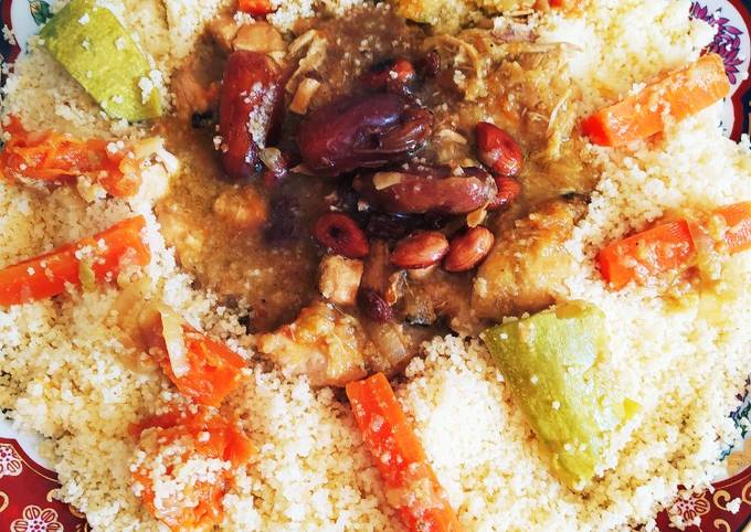 Pollo moruno con cous cous Receta de Sano Mariano Recetas- Cookpad