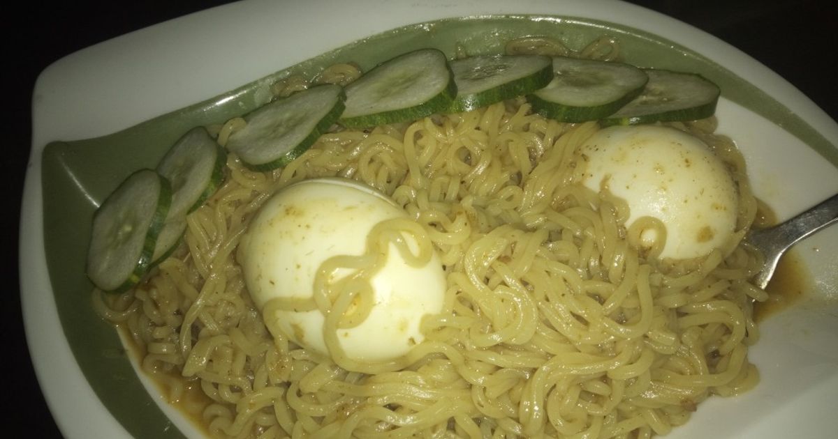Indomie With Boiled Egg Recipe by @M-raah's Kitchen - Cookpad