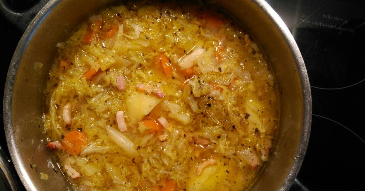 Repollo guisado en su jugo Receta de tutty-frutty- Cookpad