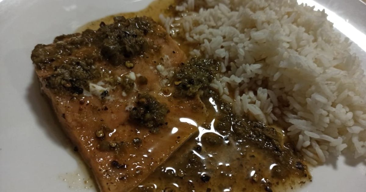 Salmon With Capers, Lime And Maple Syrup Recipe By Felix Cortes