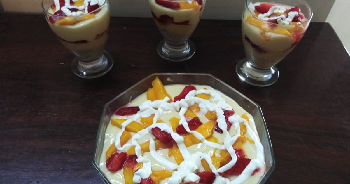 Mix Fruit Delight Recipe by Umbreen Musa - Cookpad