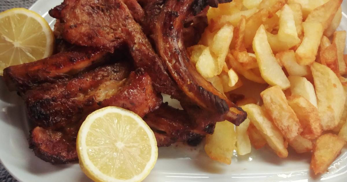 Μπριζολες στο φουρνο με πατατες συνταγές - 101 συνταγές - Cookpad