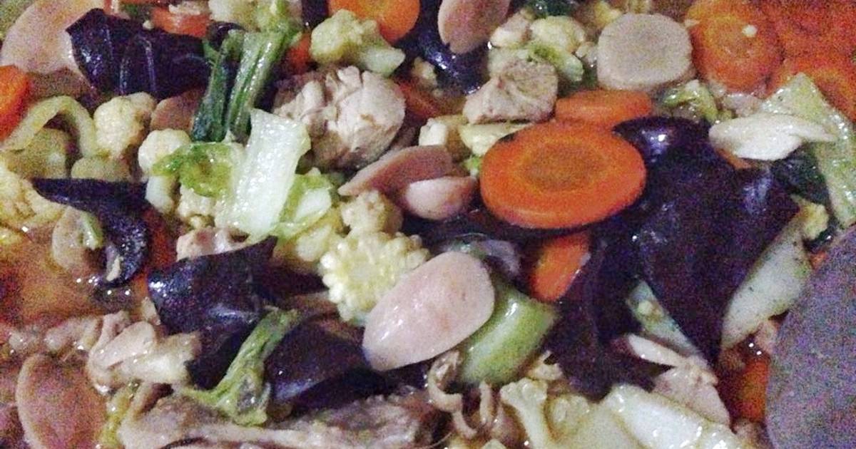 Resep Cap Cai Komplit Kuah oleh sorayamoningka - Cookpad