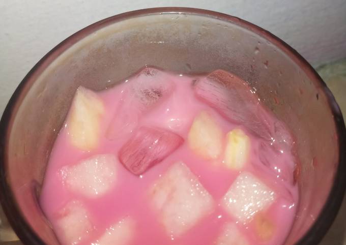 Resep Es buah sirup merah chocopandan homemade oleh Dewi Sulistyowati ...