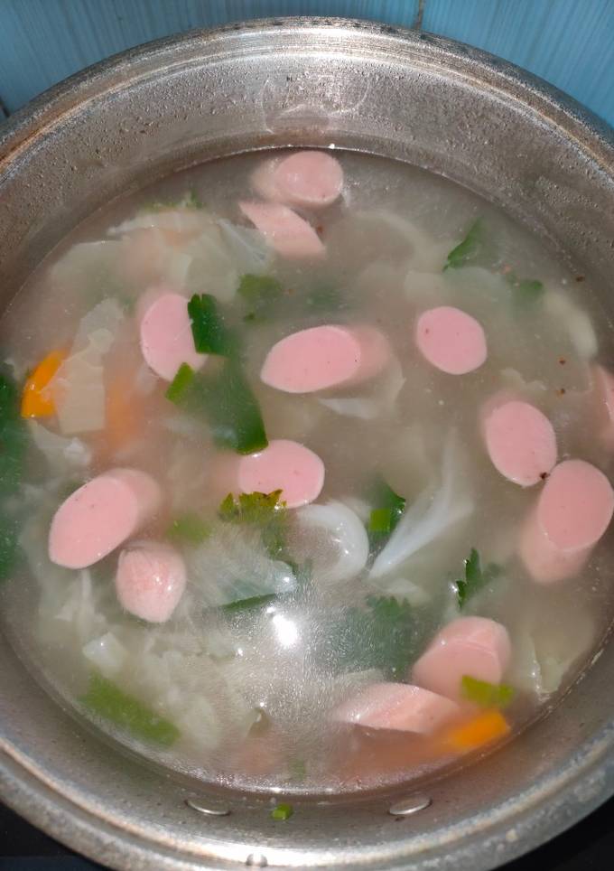 Resep Sayur Sop Sosis Ayam oleh Novi - Cookpad