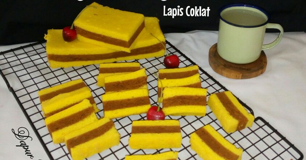 Resep cake labu kuning cokelat rumahan enak dan mudah - Cookpad