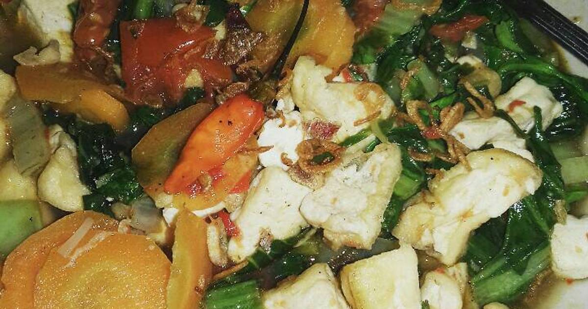 Resep Capcay goreng tahu oleh Ieda AJhaah - Cookpad