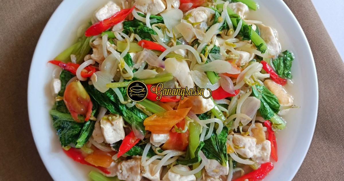 Resep 97. Oseng Oseng Tahu Kecambah Sawi Khas Kutai Resep Turun Temurun ...