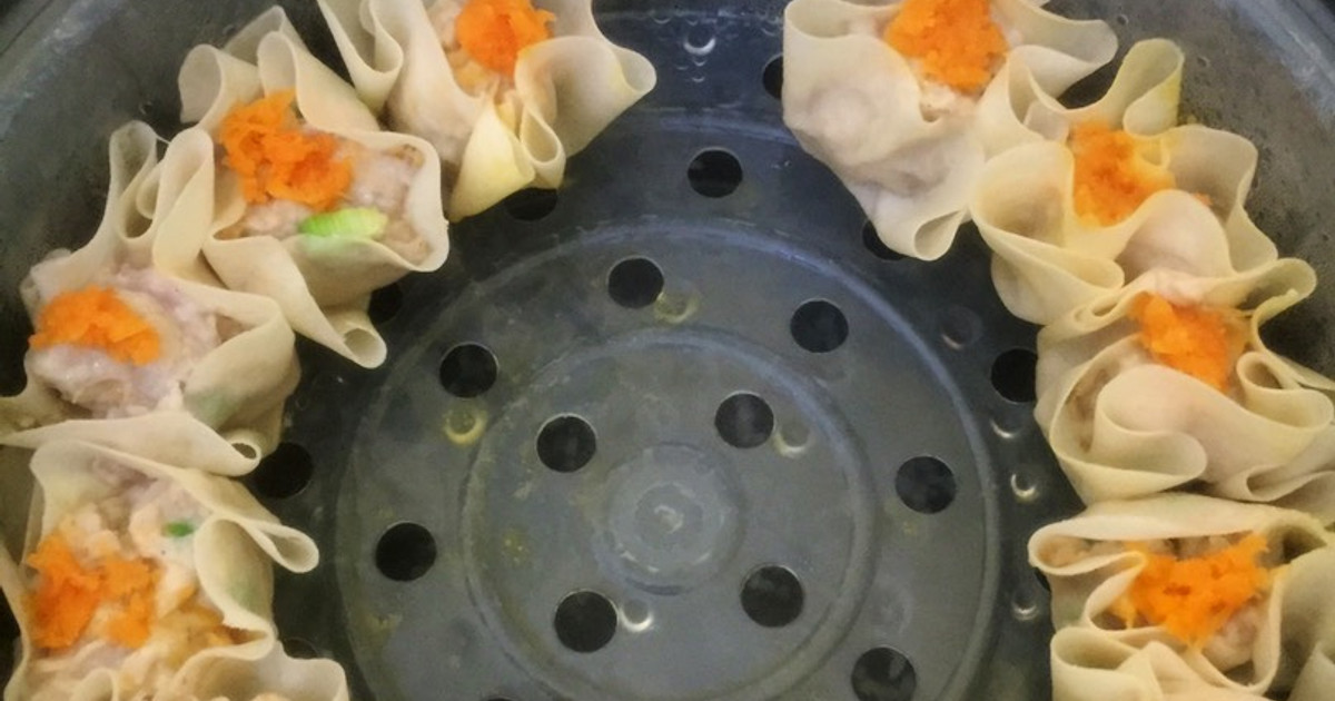 Resep Dimsum Ayam Udang Kukus Rice Cooker oleh Dapurumahan - Cookpad