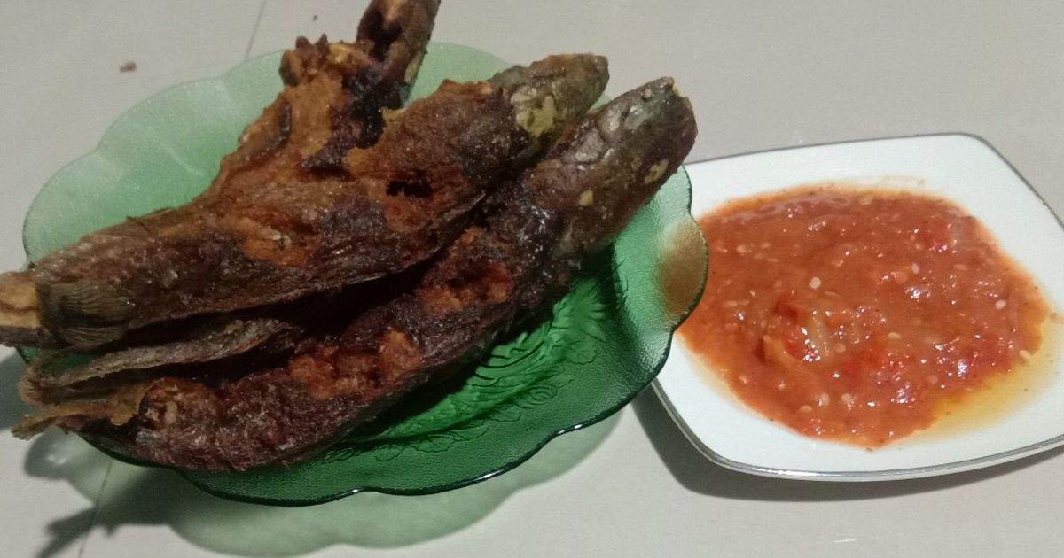 Resep ikan goreng crispy renyah dan sambal belacan rumahan enak dan ...