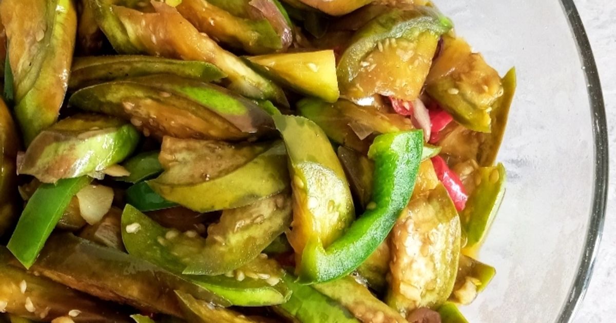 Resep Terong Ijo Paprika oleh Eunike Kartini - Cookpad