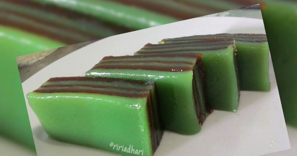 Resep Kue Lapis Pepe Coklat & Pandan oleh Riri Adhari - Cookpad