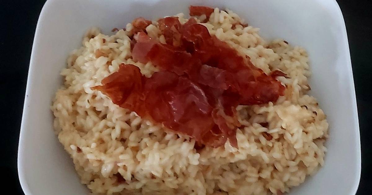 Riso Carnaloni Al Parmigiano con Bacon croccante e pepe in grani Recipe ...