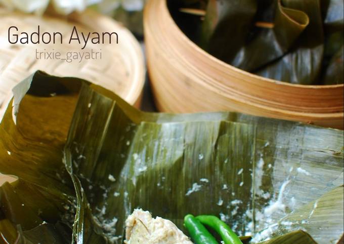 Resep Gadon Ayam/daging kukus santan (postingrame2_masakanbersantan ...