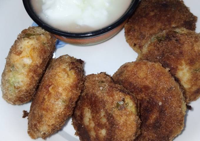 Fried Masala Cutlets Recipe by Surhaan Tahir Wafai - Cookpad