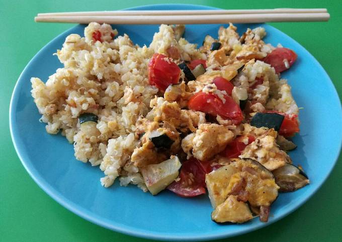 Quinoa con arroz integral y verduras Receta de Cristina - Cookpad